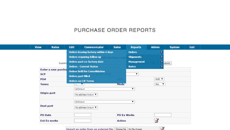 purchase-order-reports - Global Product Supply Management