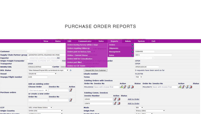 purchase-order-reports - Global Product Supply Management